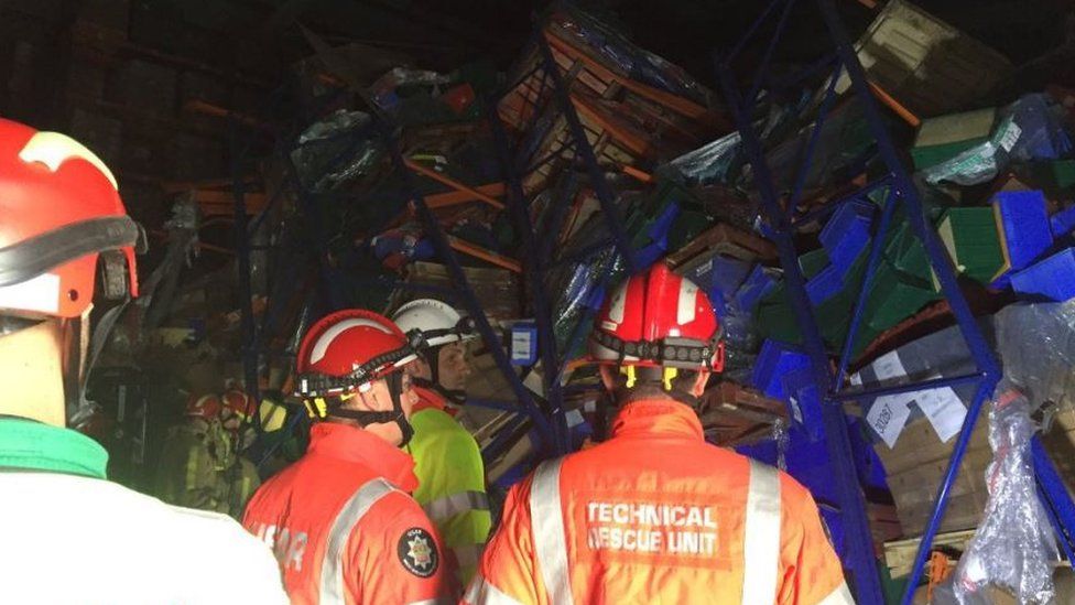 'Trapped cheese' worker's escape was 'astonishing' - BBC News