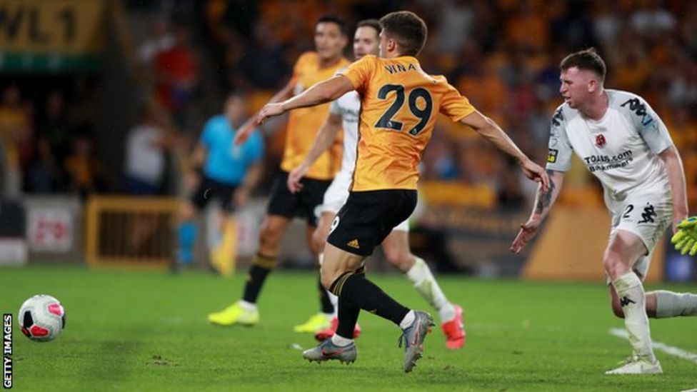 Europa League: Wolves beat gritty Crusaders 2-0 on European return ...