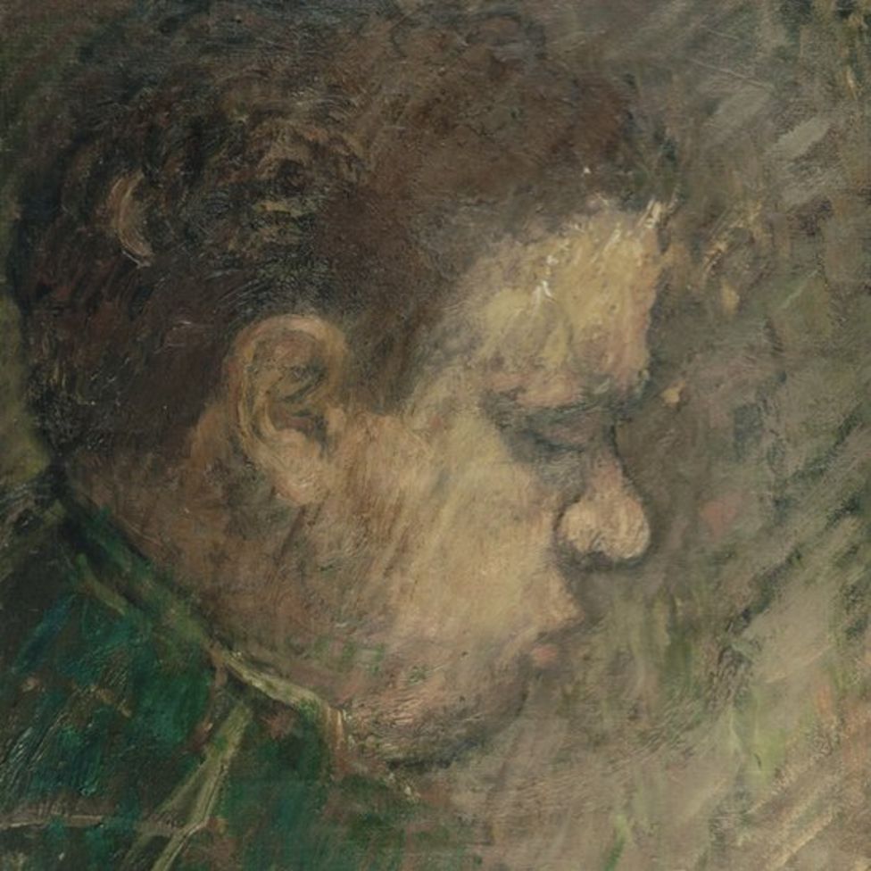 Cyngor Sir Gâr yn prynu y paentiad olaf o Dylan Thomas - BBC Cymru Fyw