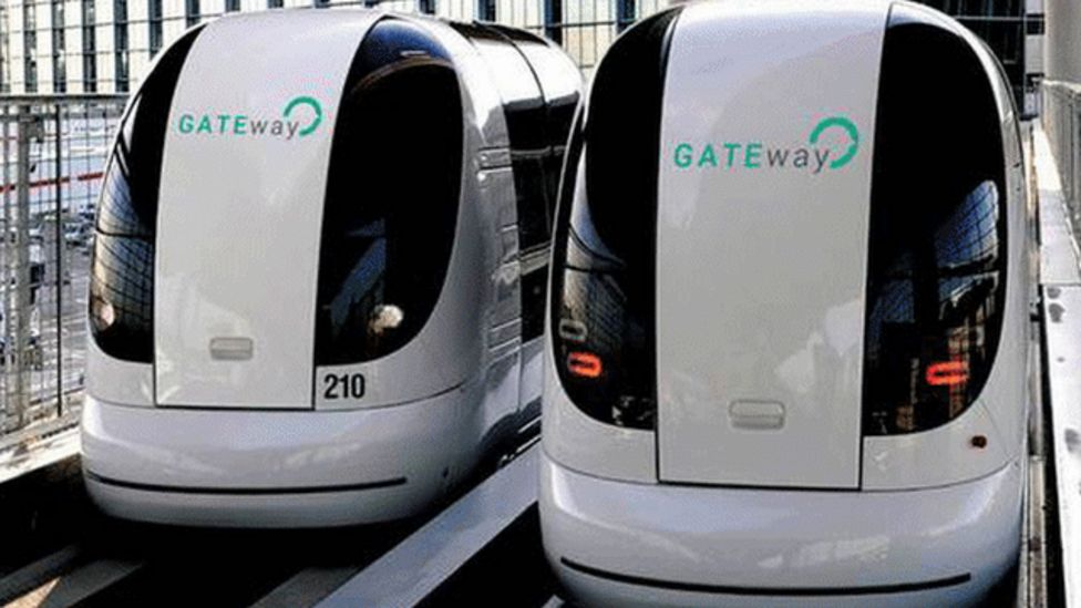 London's first driverless cars based on Heathrow 'pods' - BBC News