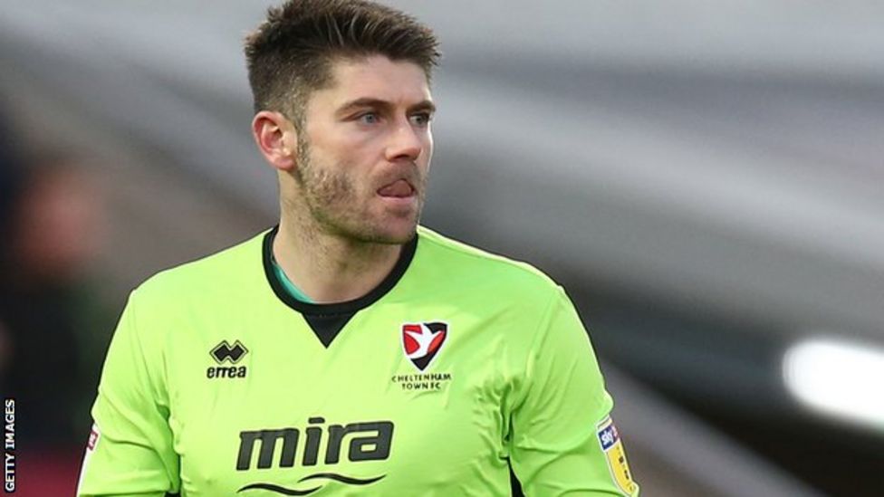 Scott Flinders: Cheltenham goalkeeper sidelined by broken leg - BBC Sport
