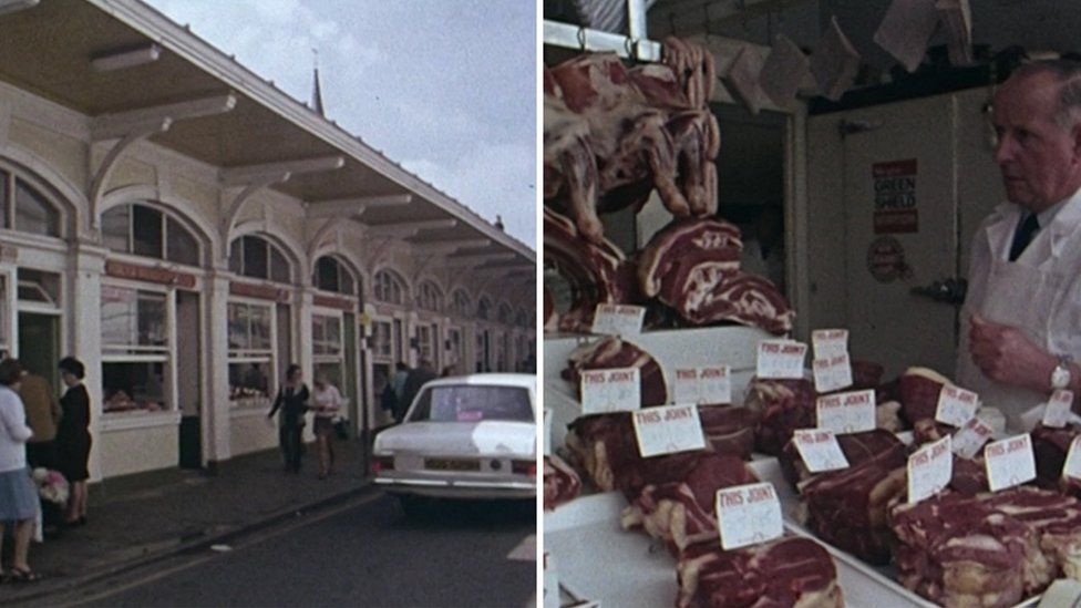Butchers return to Barnstaple's Butchers Row 'symbolic' - BBC News