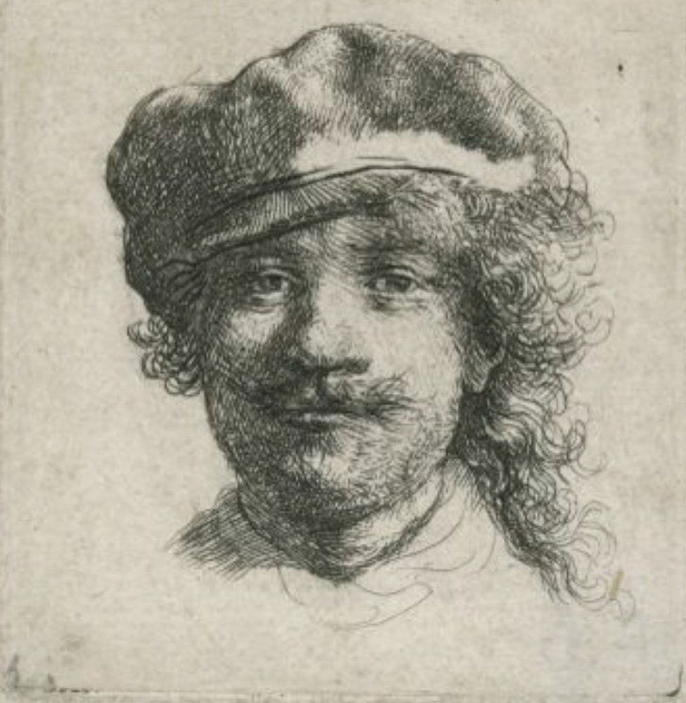 Rembrandt etchings on display at Norwich Castle Museum - BBC News