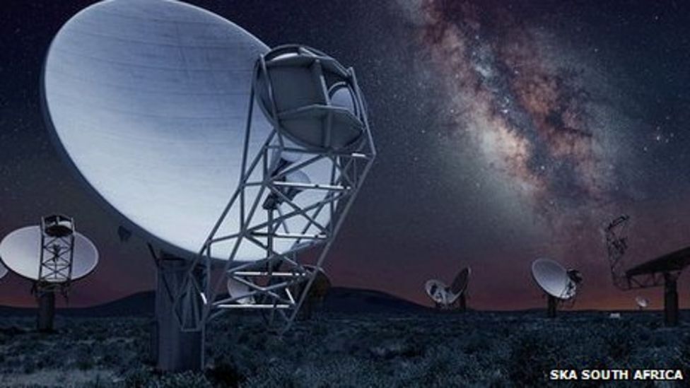 Super telescope 'favours South Africa over Australia' - BBC News