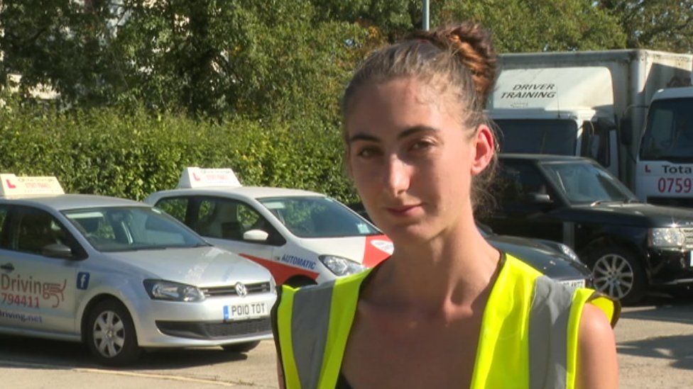 Lorry driver shortages: 'It's a very good career' - BBC News