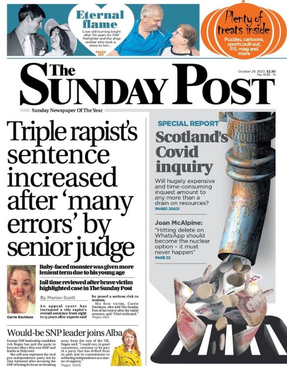 Rapist's sentence increased and SNP MSP's defection - BBC News