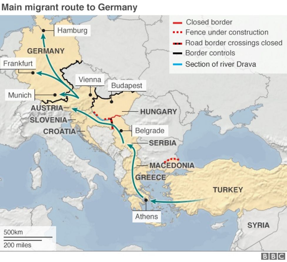 Migrant crisis: EU splits exposed as talks take place - BBC News