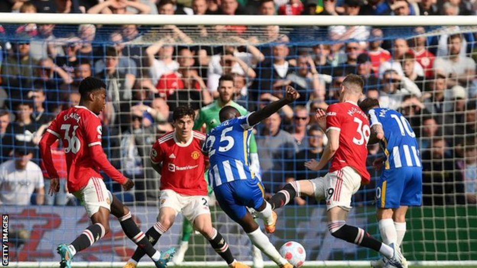 Brighton 4-0 Manchester United: Big defeat ends United's Champions ...