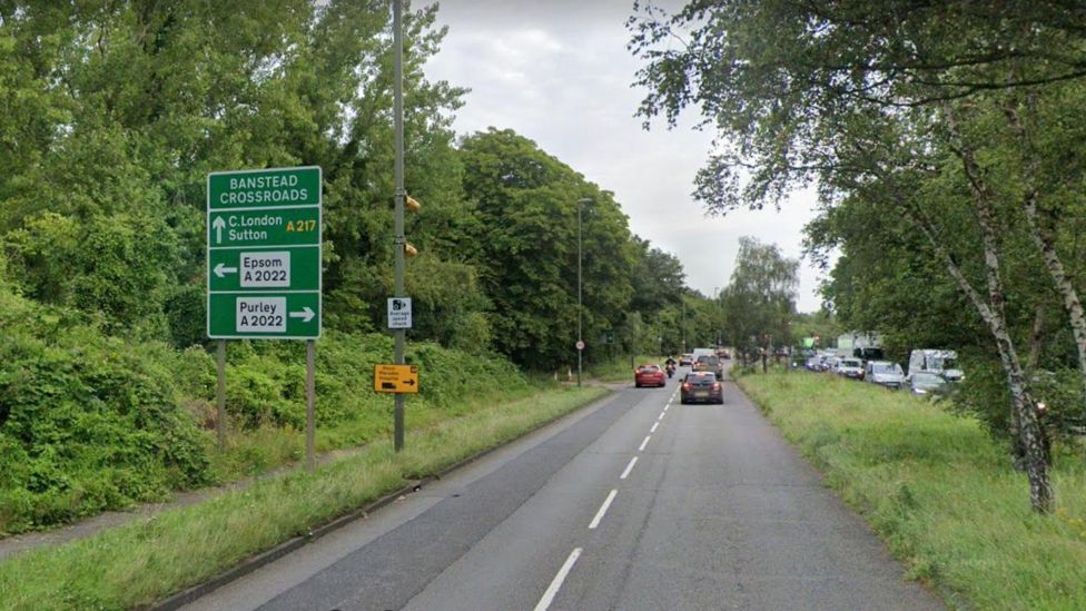 A217: Road with 'history of collisions' to get lower speed limit - BBC News
