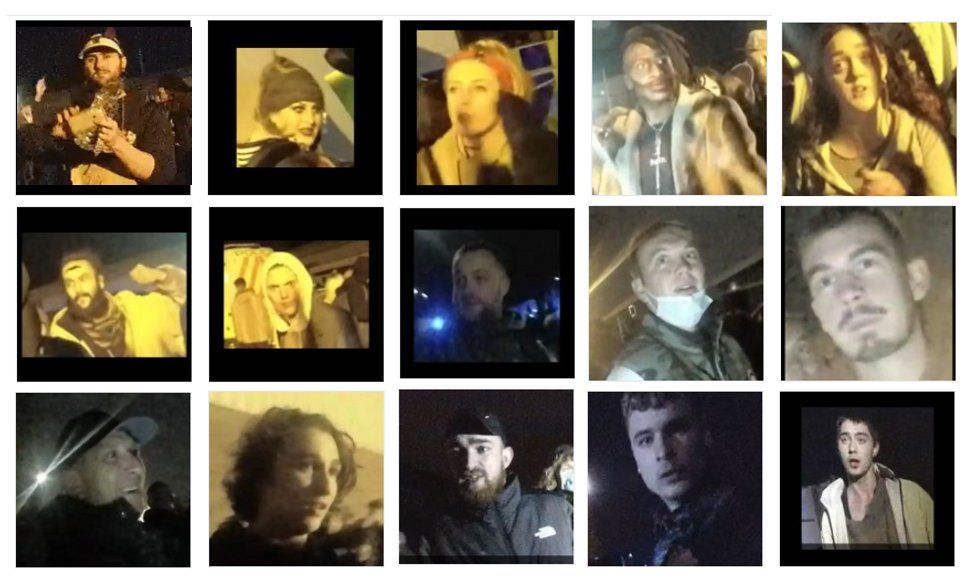 Yate rave: Images released after illegal event turned violent - BBC News