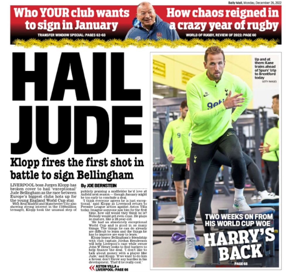 Monday's back pages - BBC Sport