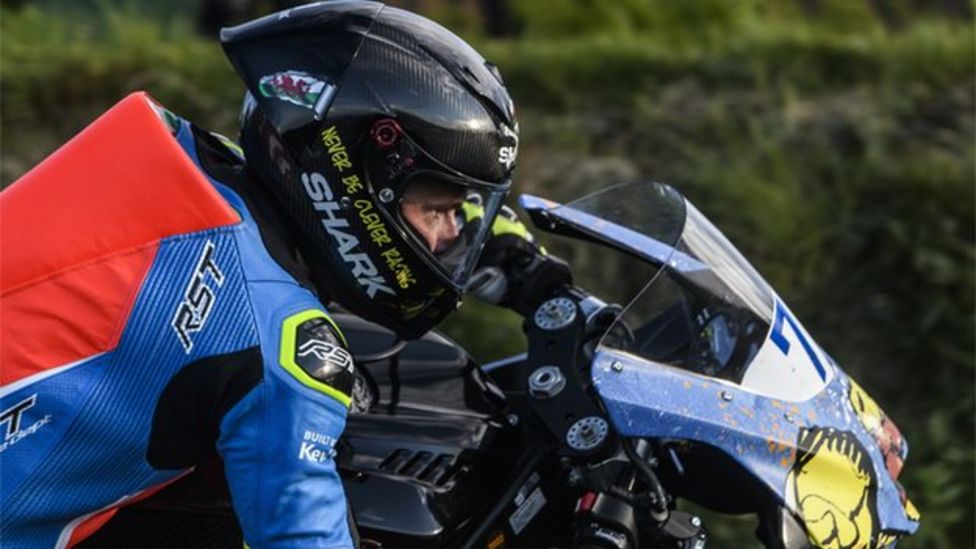 Isle of Man TT: Ceredigion rider died after losing control, coroner ...