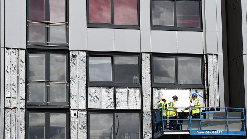 Unsafe cladding remains in most affected council areas - BBC News