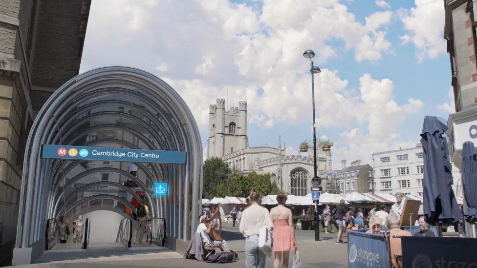 Cambridge vision includes self-driving buses and metro - BBC News