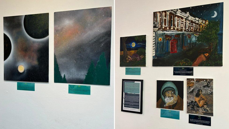 Unseen: Show celebrates artists who have been homeless - BBC News