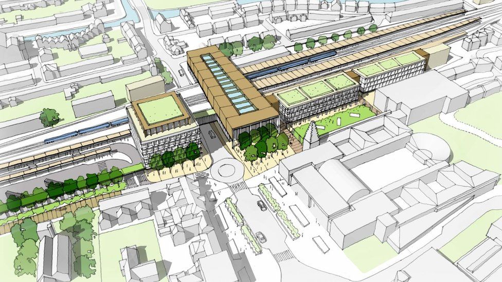 Vote launched to help decide revamped Oxford station design - BBC News