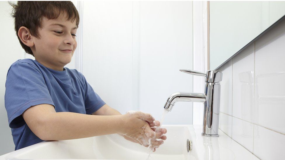 Washing hands with cold water 'as good as' hot water - BBC Newsround
