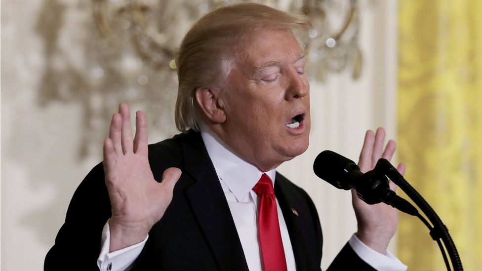 Full transcript of Trump press conference - BBC News