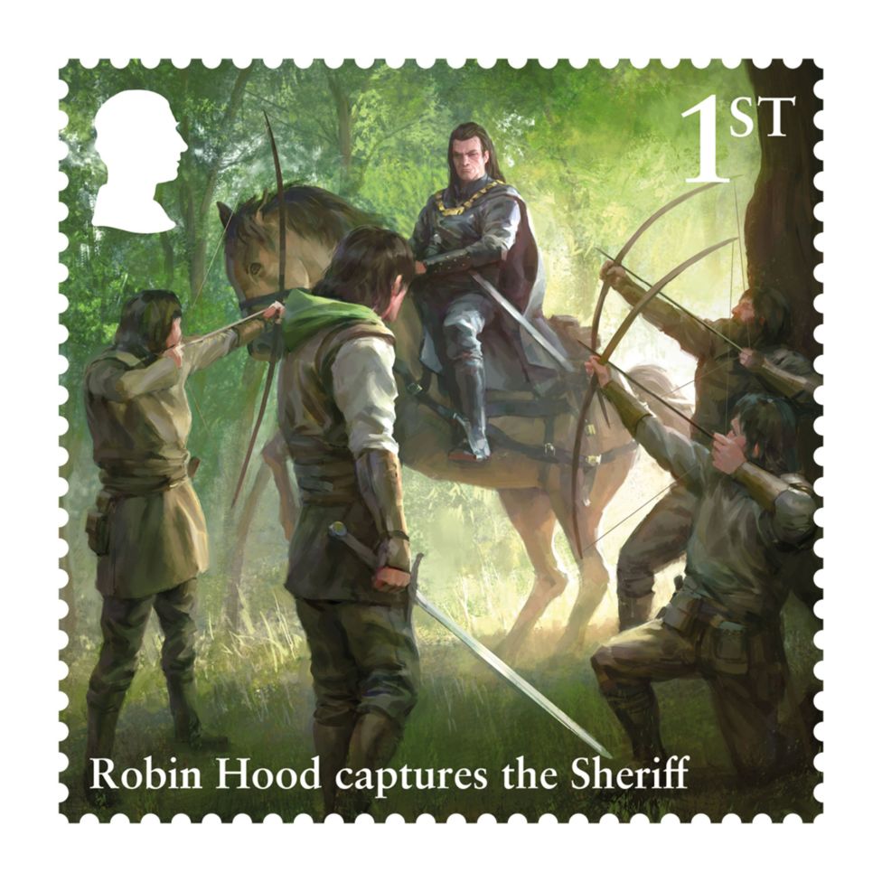 Legend of Robin Hood told in stamps - BBC Newsround