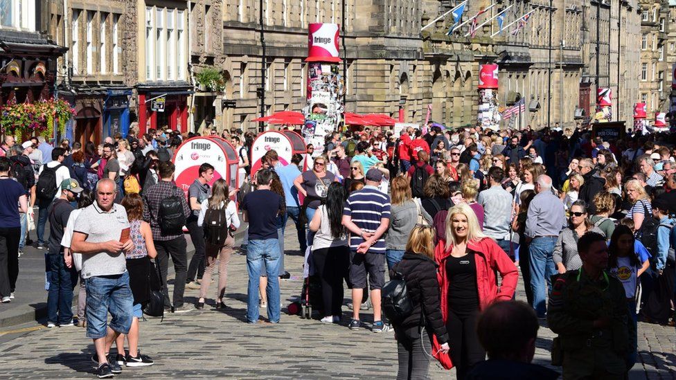 More tourists visiting Scotland and spending more - BBC News