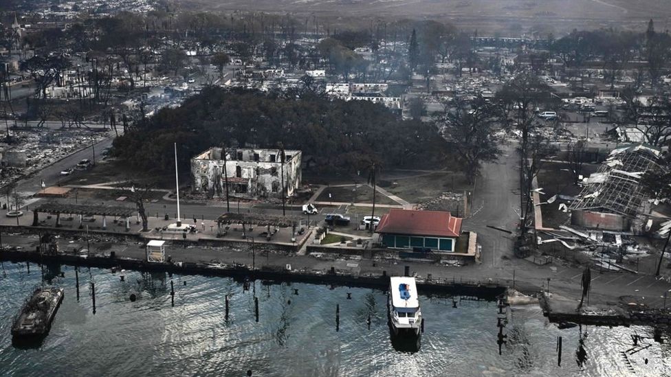 Hawaii fire: Maps and before and after images reveal Maui devastation ...