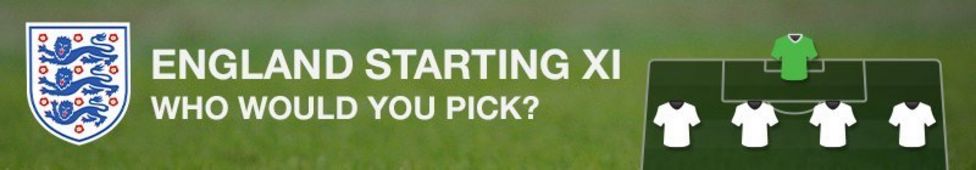 World Cup qualifying: Pick your England starting XI - BBC Sport