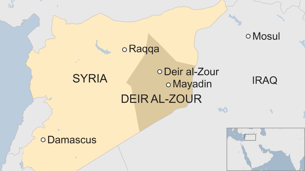 Syria war: Air strike on IS prison in Mayadin 'kills dozens' - BBC News