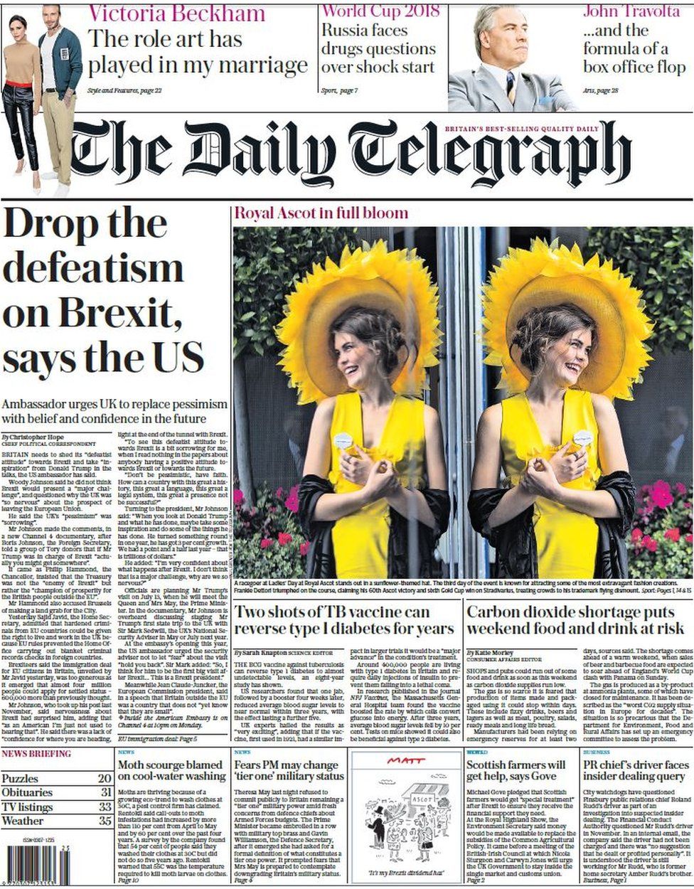 The papers: Brexit blamed for racism rise - BBC News