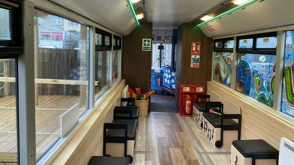Lipson Vale: Plymouth school turns donated bus into music classroom ...