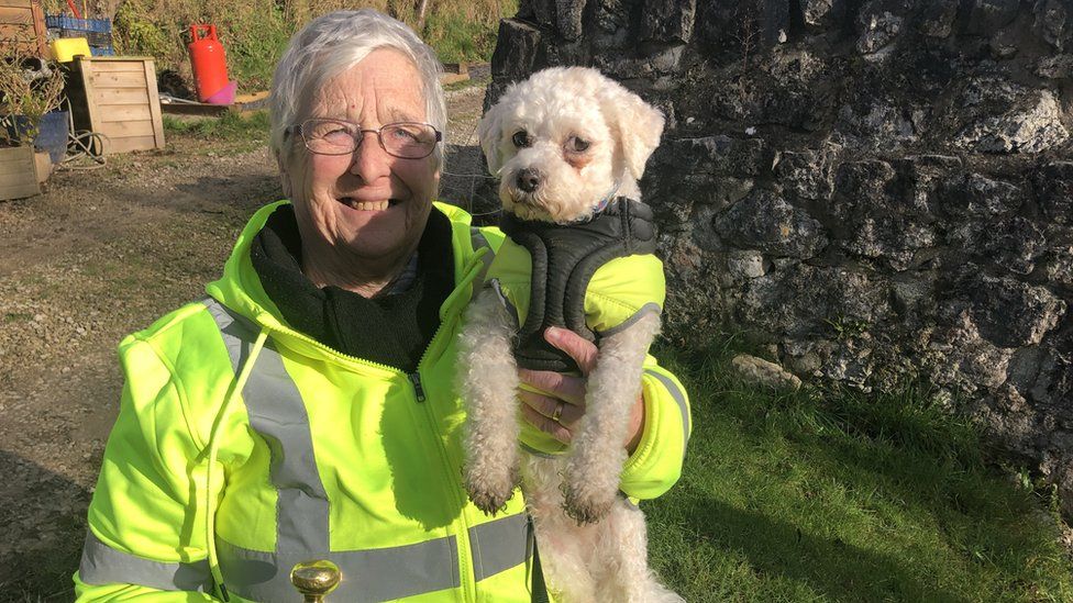 Storm-hit Llanerch bridge funding delay frustration - BBC News