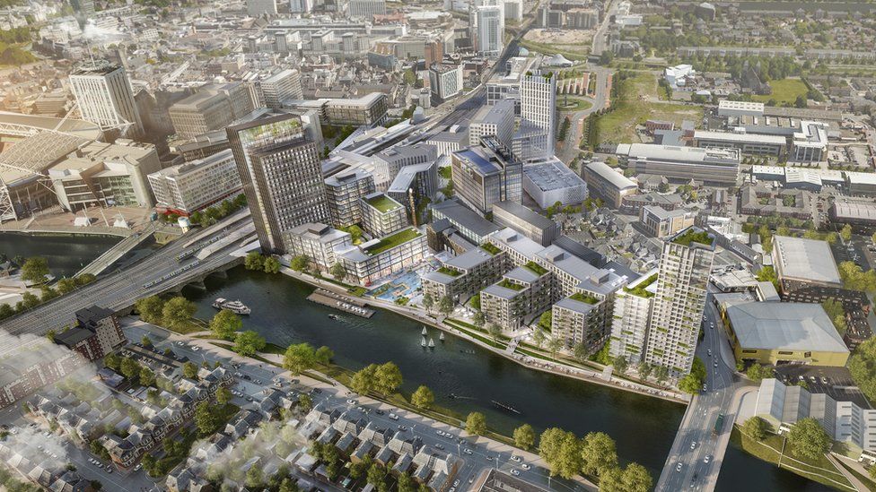 First phase of Brains Brewery redevelopment plans approved - BBC News