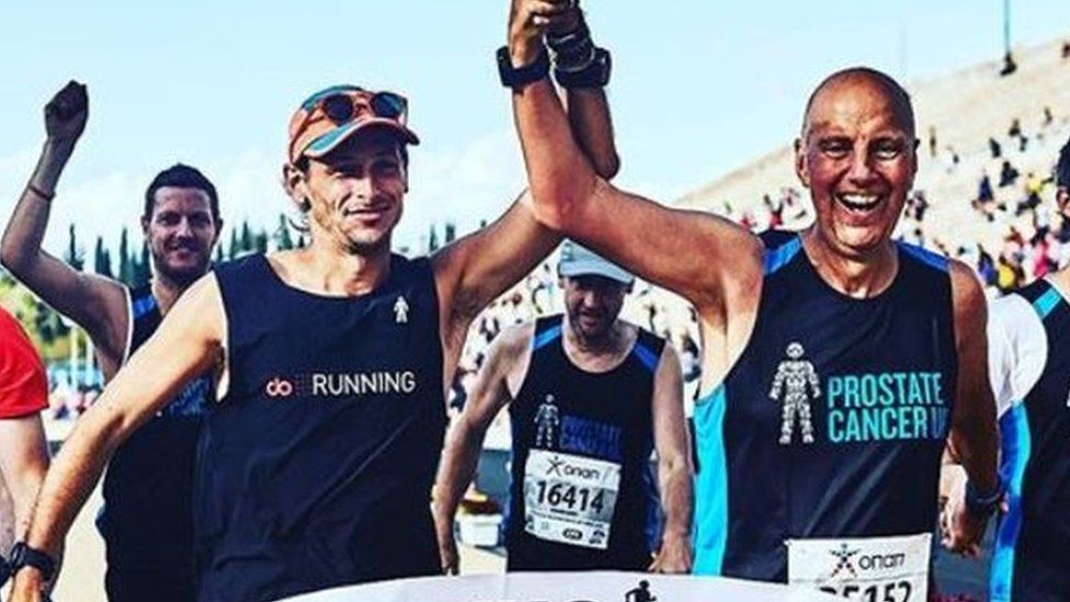 Man completes 200 marathons in 128 days around Britain's coast - BBC News