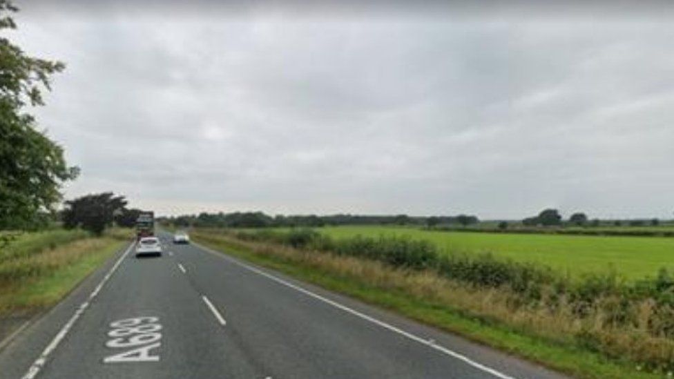 Man killed in A689 collision near Carlisle Airport - BBC News