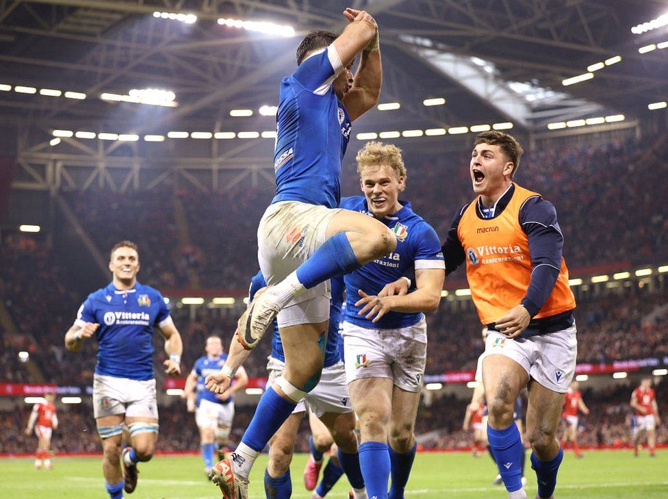 Cymru 21-24 Yr Eidal: Cymru'n gorffen ar waelod y tabl - BBC Cymru Fyw