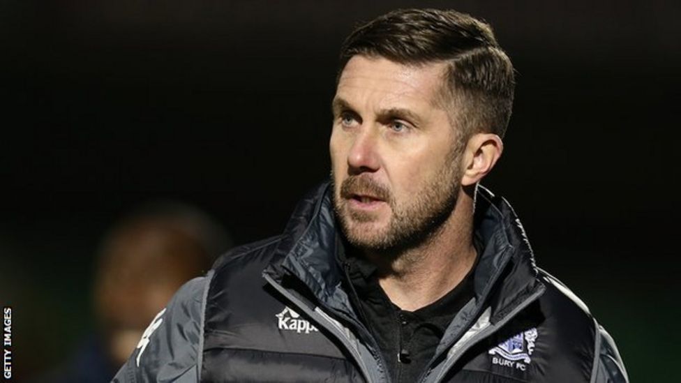Chris Lucketti: Bury manager sacked after two months in charge - BBC Sport