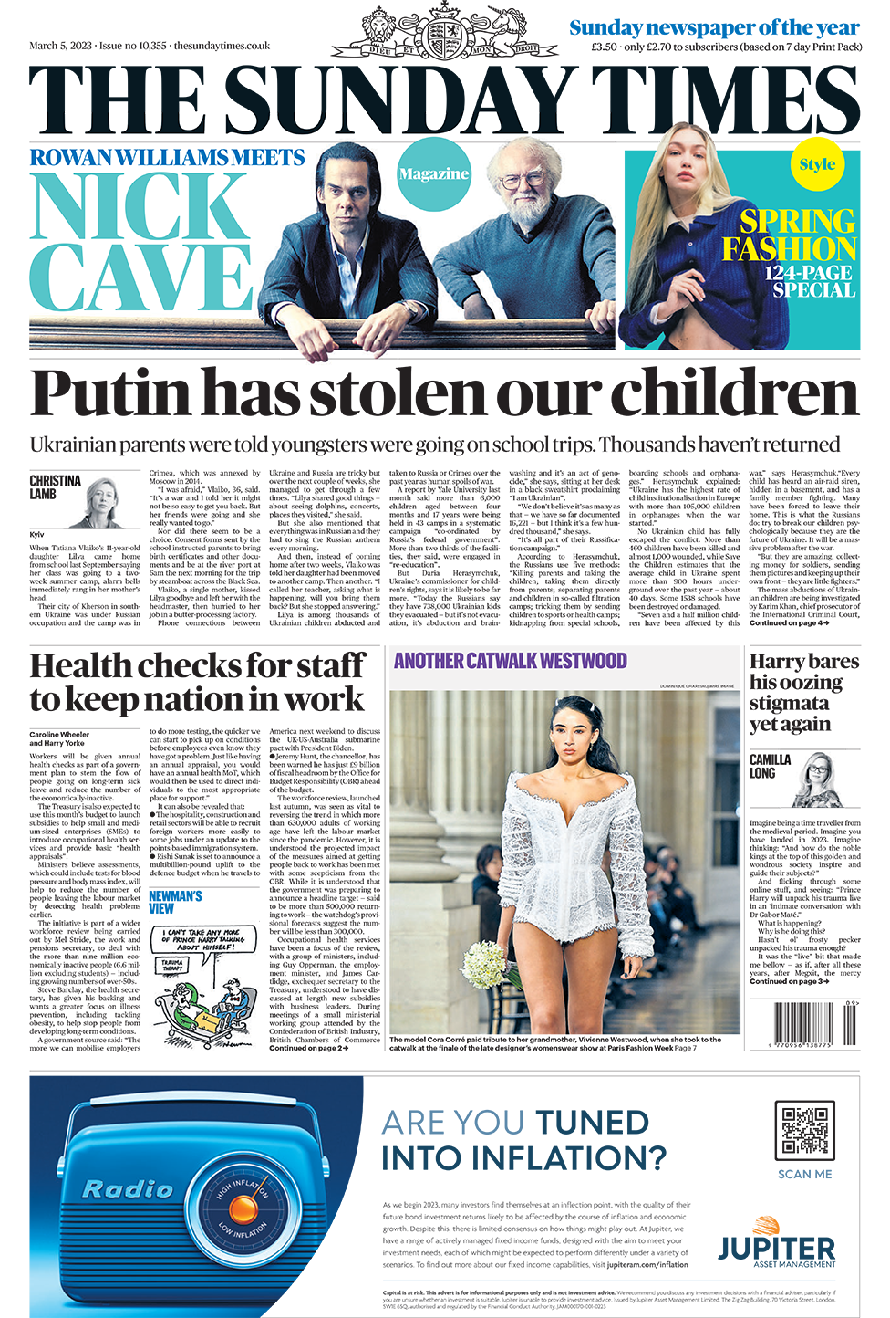 Sunak's migrant plan and Harry's 'broken home' - BBC News