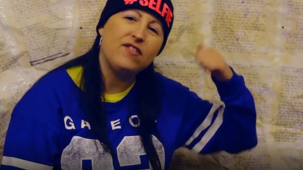 Rapper says music helped her come to terms with son's autism - BBC News