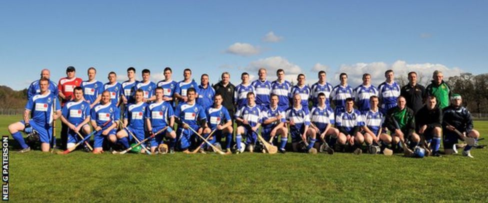 Captain Robert Stoddart bows out of shinty after over 20 years - BBC Sport