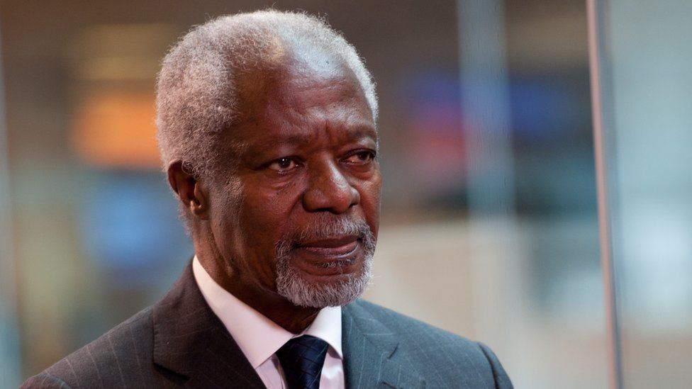 Kofi Annan gets Wilberforce honour at Freedom Festival - BBC News