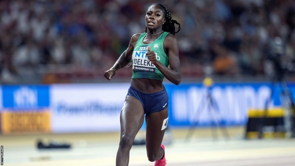 Rhasidat Adeleke: Irish star out of relay at World Championships - BBC ...