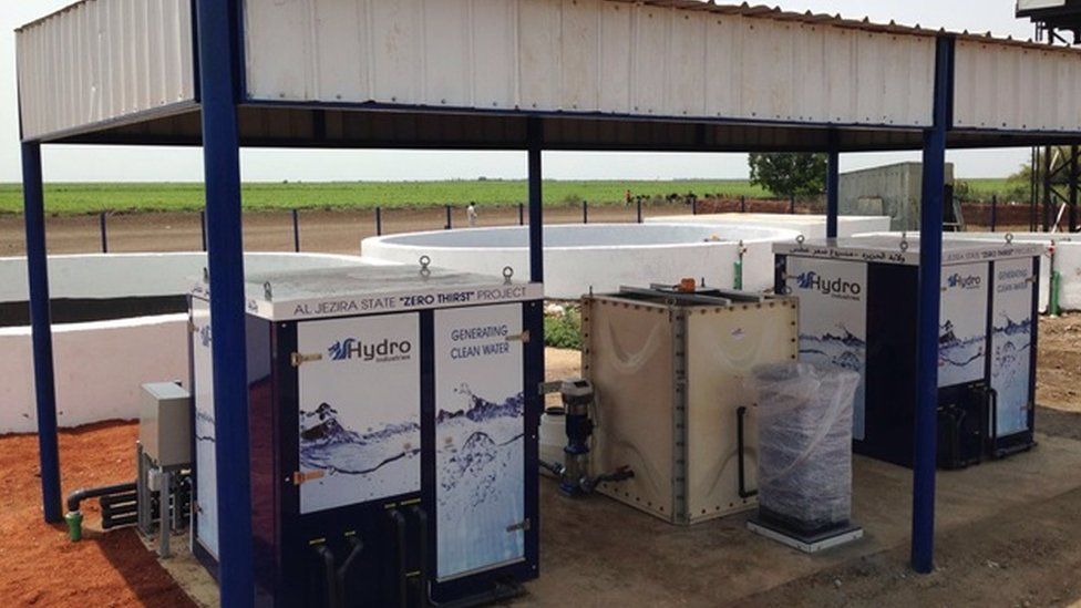 Hydro Industries opens water plant for 82 African villages - BBC News