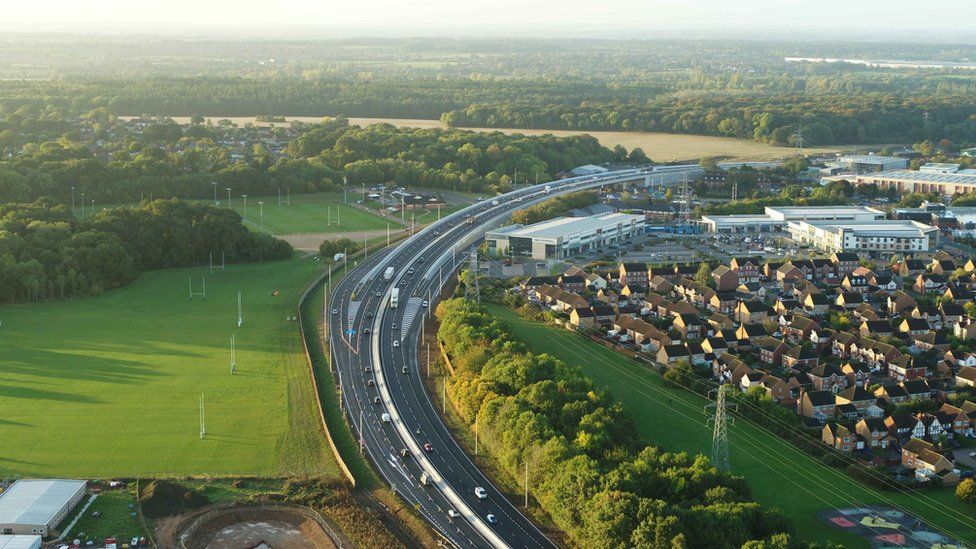 Slip roads on the Binley flyover open to motorists - BBC News
