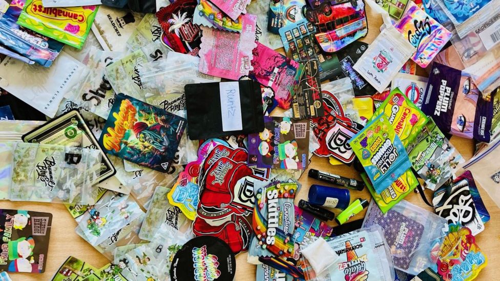 Swanage parents warned over drug packets that look like sweets - BBC News