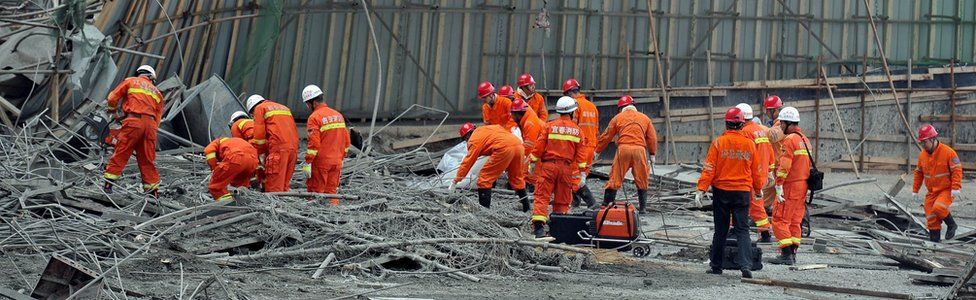 China power station collapse kills 67 in Jiangxi - BBC News