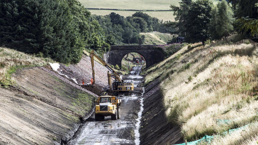 Borders Railway journey reaches its destination - BBC News