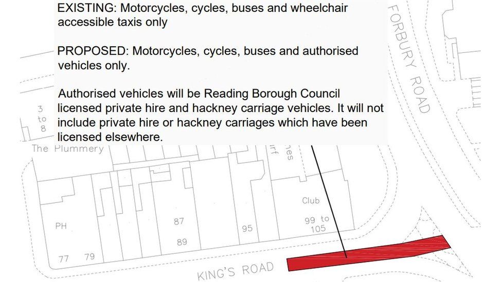 Reading bus lane taxi access plan consultation launches - BBC News