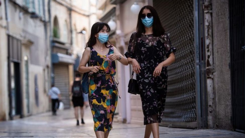 Coronavirus: Masks made mandatory in parts of Paris as infections rise ...