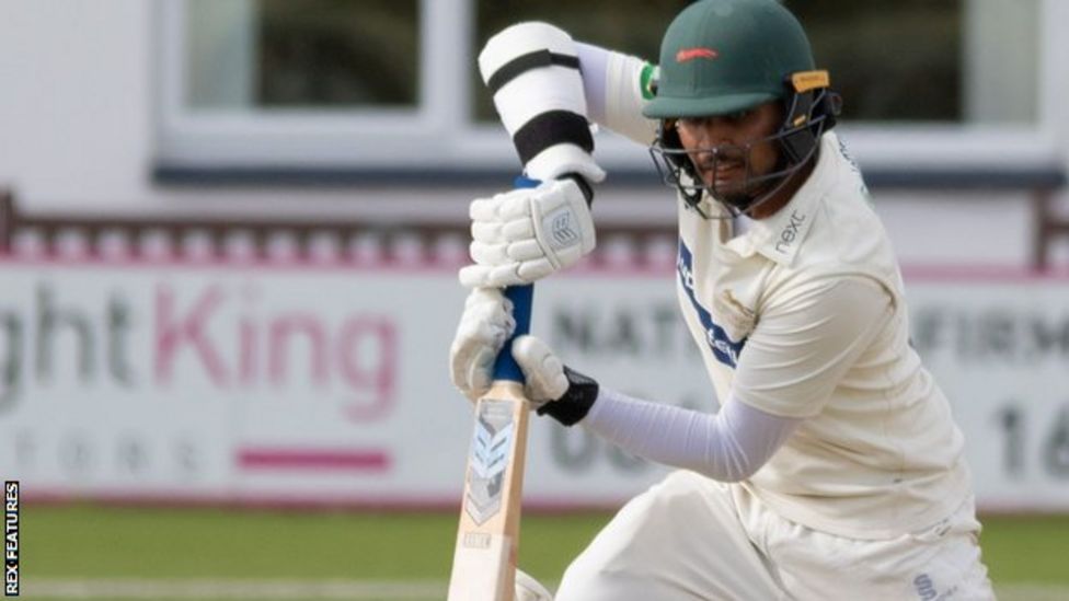 County Championship: Hassan Azad makes unbeaten 83 as Leicestershire ...
