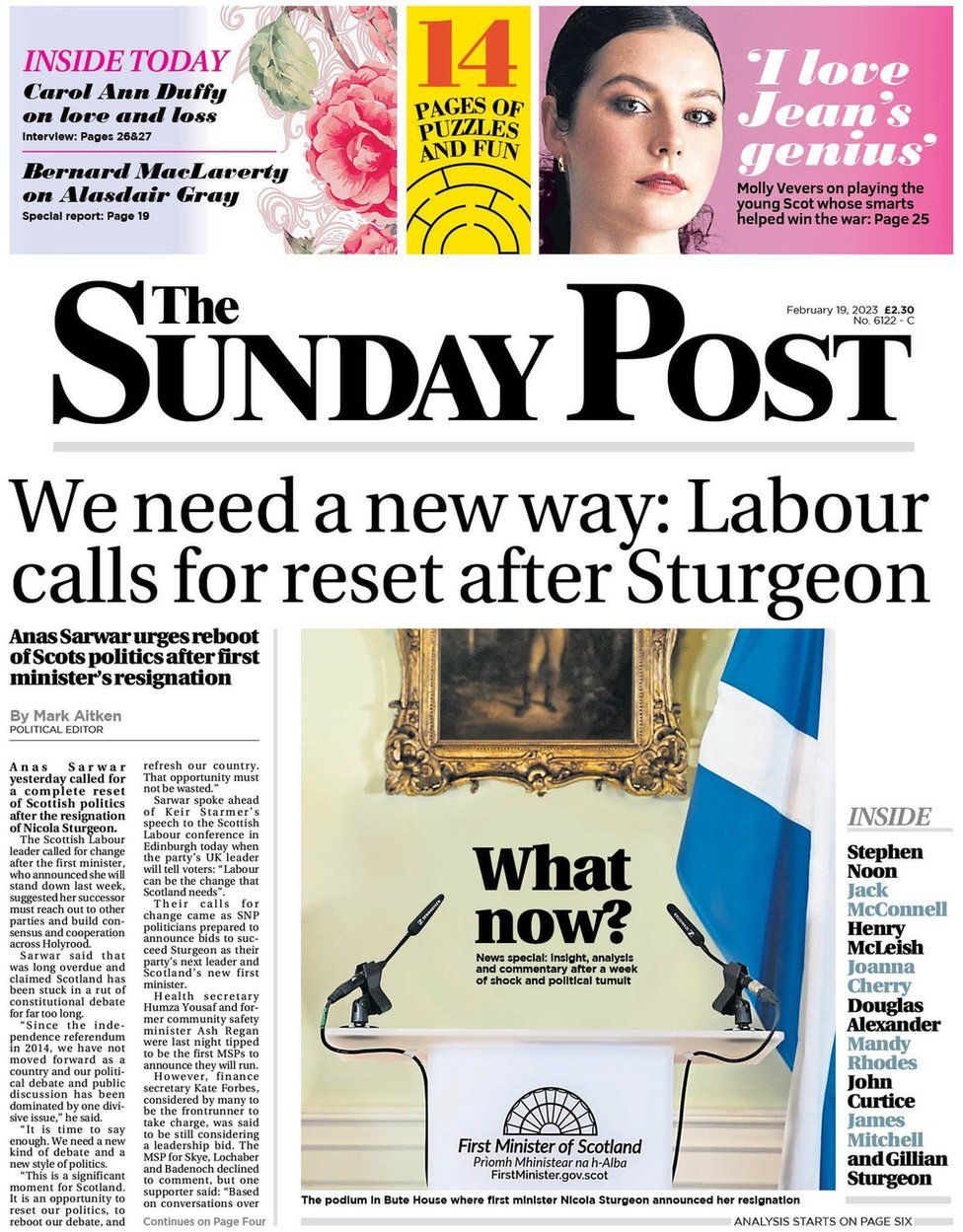 Scotland's papers: Battle over gender bill and Green coalition risk ...