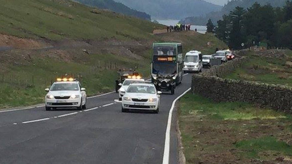 Storm Desmond: A591 reopens ahead of schedule - BBC News